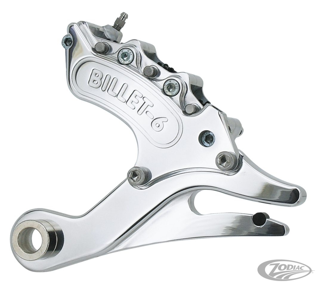 Harrison Billet Rear Mini 6 Piston Caliper With Bracket In Polished Or ...