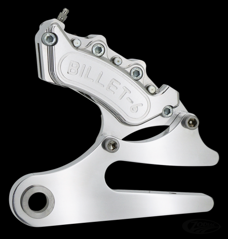 Harrison Billet Rear Mini 6 Piston Caliper With Bracket In Polished Or ...
