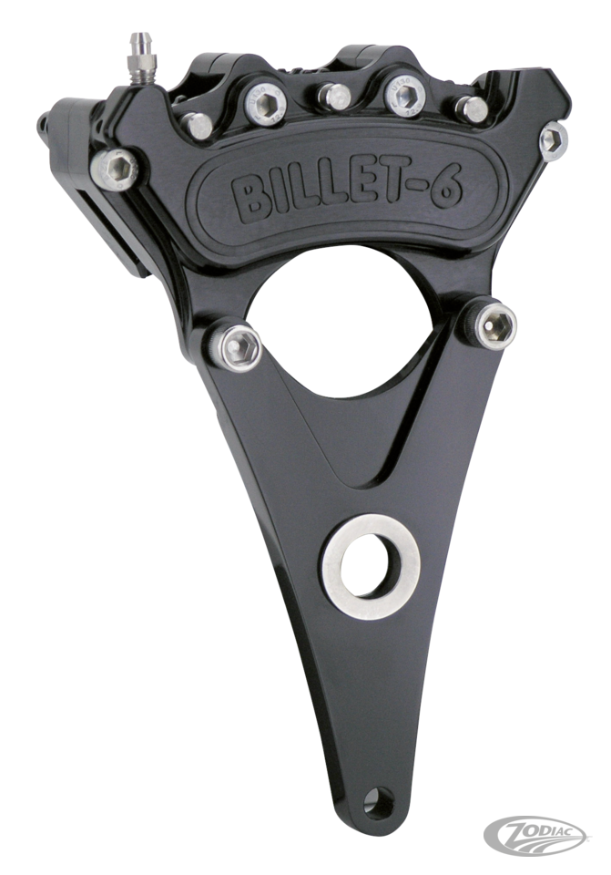 Harrison Billet 6 Piston Rear Caliper With Bracket For Harley Davidson ...