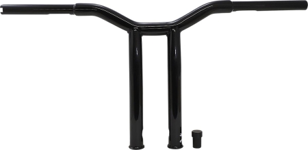 Burly Brand 12 Inch High Dominator Raked 1-1/4 Inch T-Bar Handlebars In ...