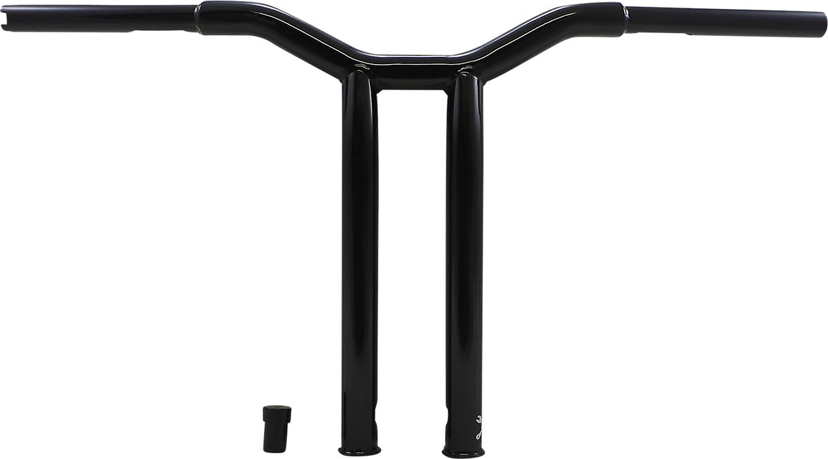 Burly Brand 14 Inch High Dominator Raked 1-1/4 Inch T-Bar Handlebars In ...