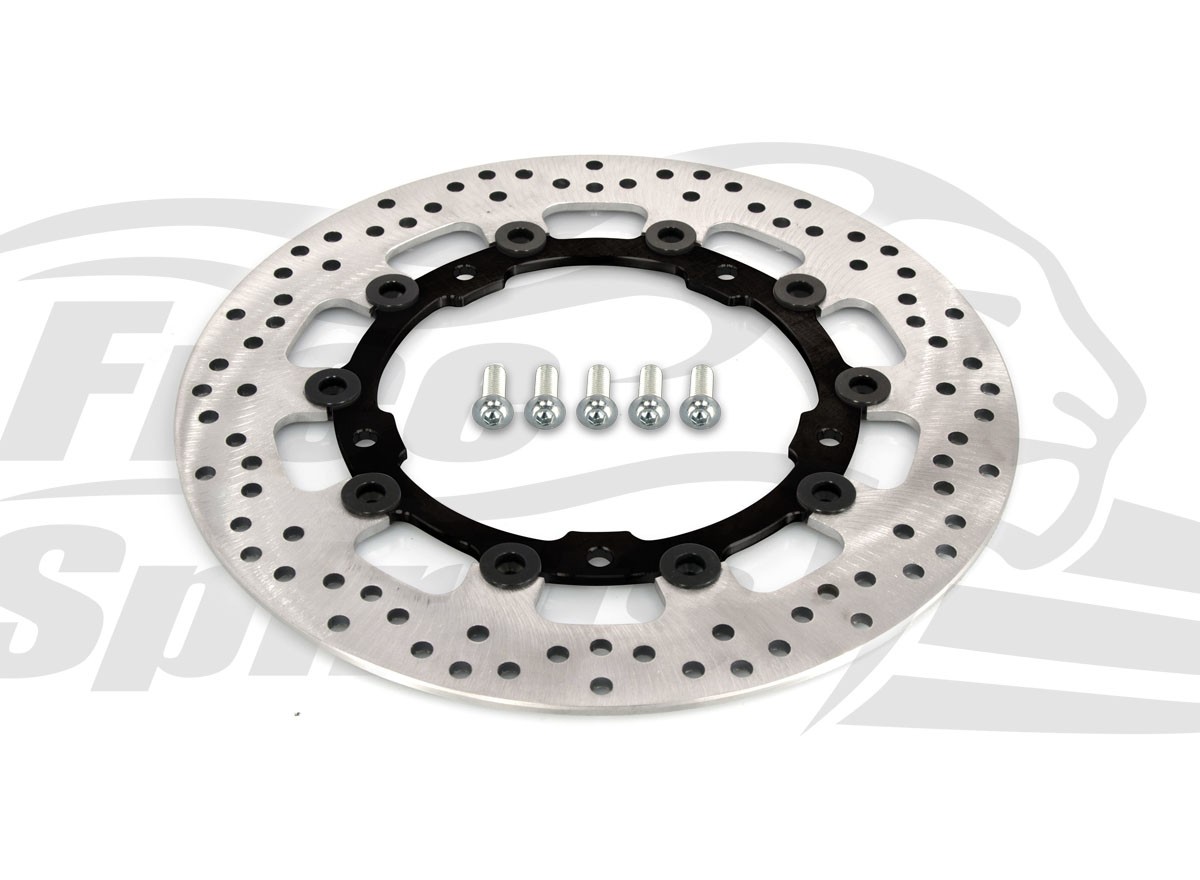 Free Spirits OEM Replacement Front Brake Rotor Kit In Black 300mm With ...