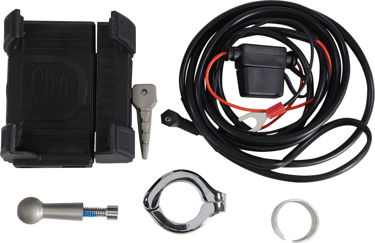 Ciro Smartphone/GPS Holder With Bar Mount in Chrome Finish And With ...