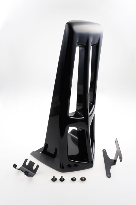 Cult Werk Custom Chin Fairing In Gloss Black For Harley Davidson 2013 ...