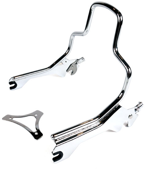 Doss 8.5 Inch Upright Sissy Bar Kit In Chrome For Harley Davidson 2018 ...