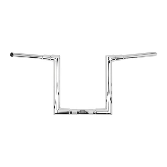 Burly Brand 1 1/2 Inch Jason 12 Inch Handlebar In Chrome For Harley ...