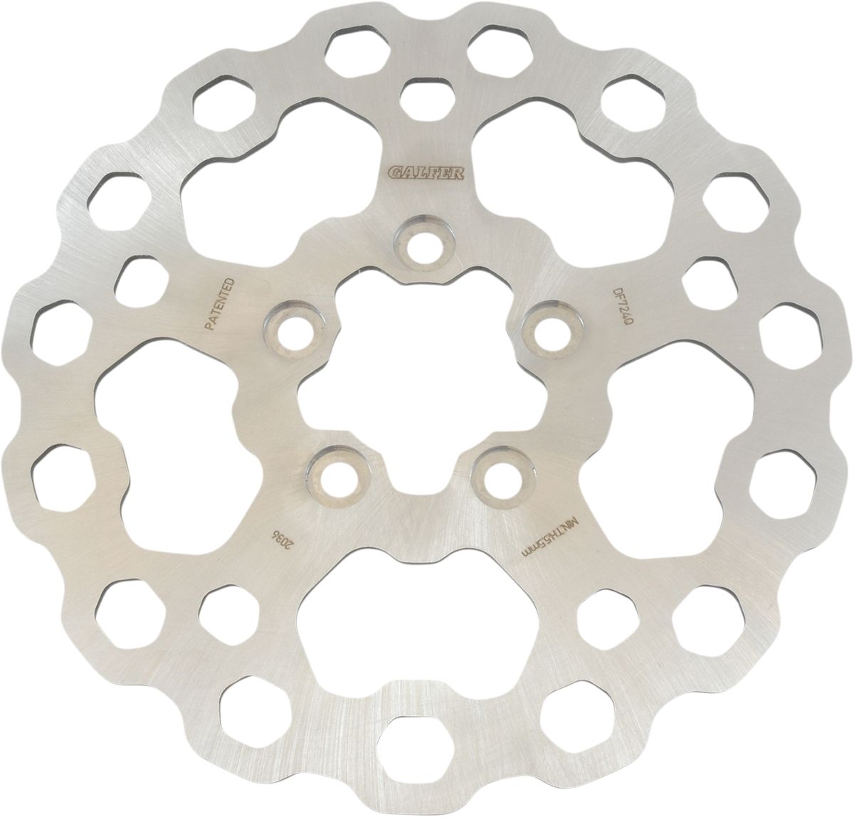 Galfer Rear Solid Cubiq Brake Disc For Harley Davidson 2014-2022 ...