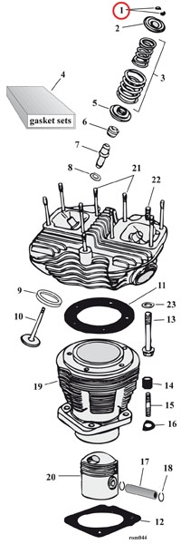 Manley, Valve Key Set (8) (ARM000415) | ARH Custom USA