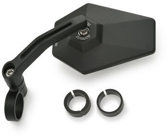Daytona D-Mirror-4 Aluminium Hexagon Bar End Mirror In Black (89430 ...