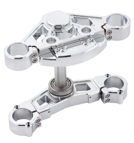 Arlen Ness Method Triple Trees In Chrome For Harley Davidson 2015-2023 ...