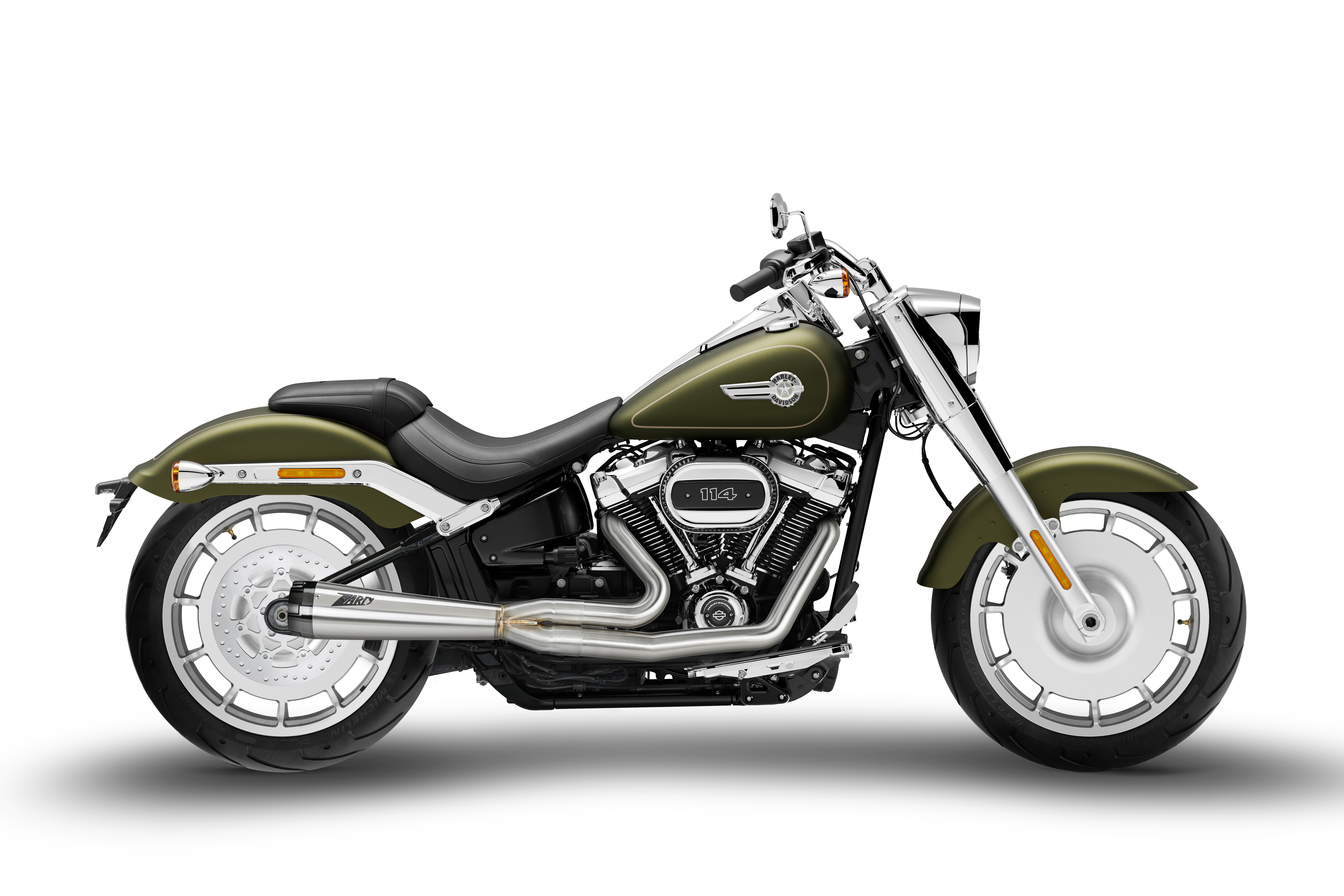 Zard 2 Into 1 Euro 5 Exhaust System In Stainless Steel For Harley ...