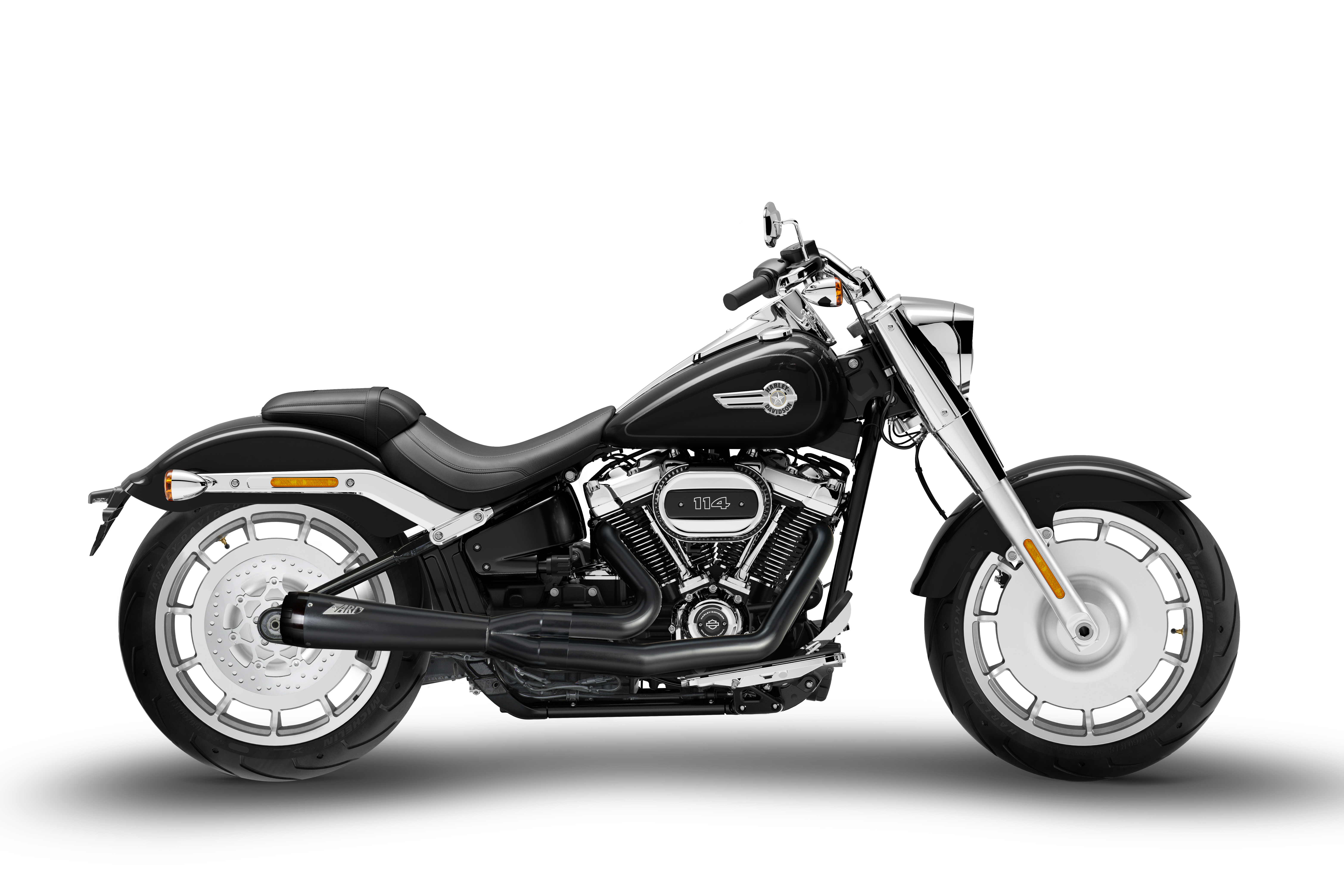 Zard 2 Into 1 Euro 5 Exhaust System In Black For Harley Davidson 2018 ...