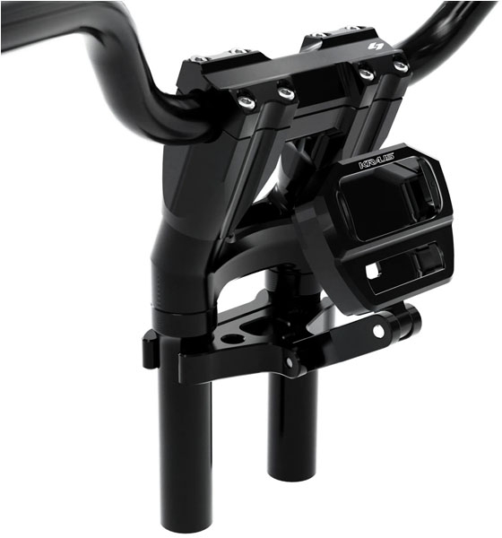 Kraus SF-Digi 10 Inch Pro Kit In Black For Harley Davidson 2018-2020 FXBB Street Bob 107, 2021 ...