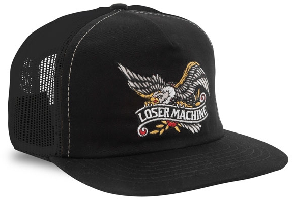 Loser Machine Glory Trucker Cap Black/black (ARM613995) | ARH Custom USA