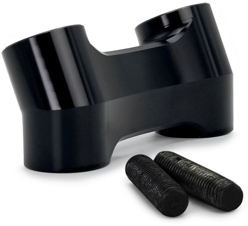 Kraus Kickback Brace For Isolated Straight Risers In Black (UN-ISO-04-B) | ARH Custom USA