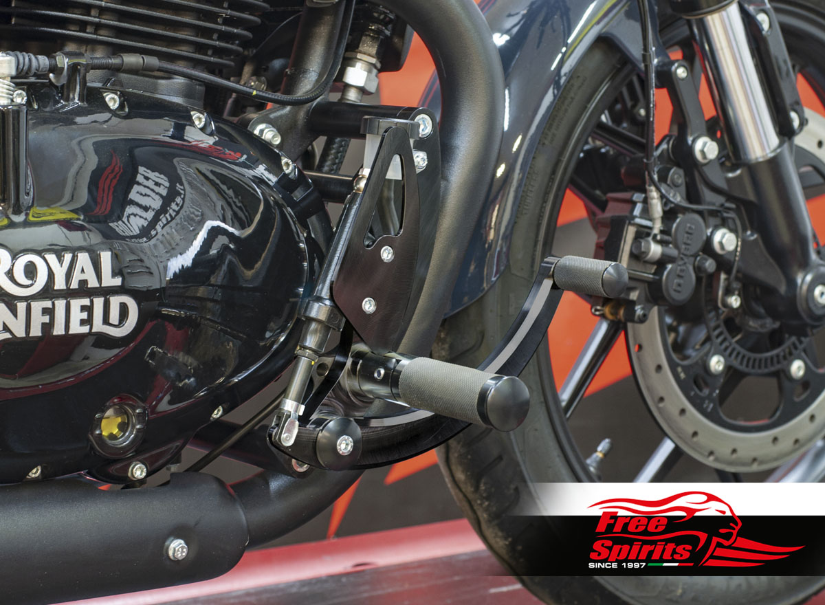 Free Spirits Adjustable Forward Control Kit For Royal Enfield Shotgun ...