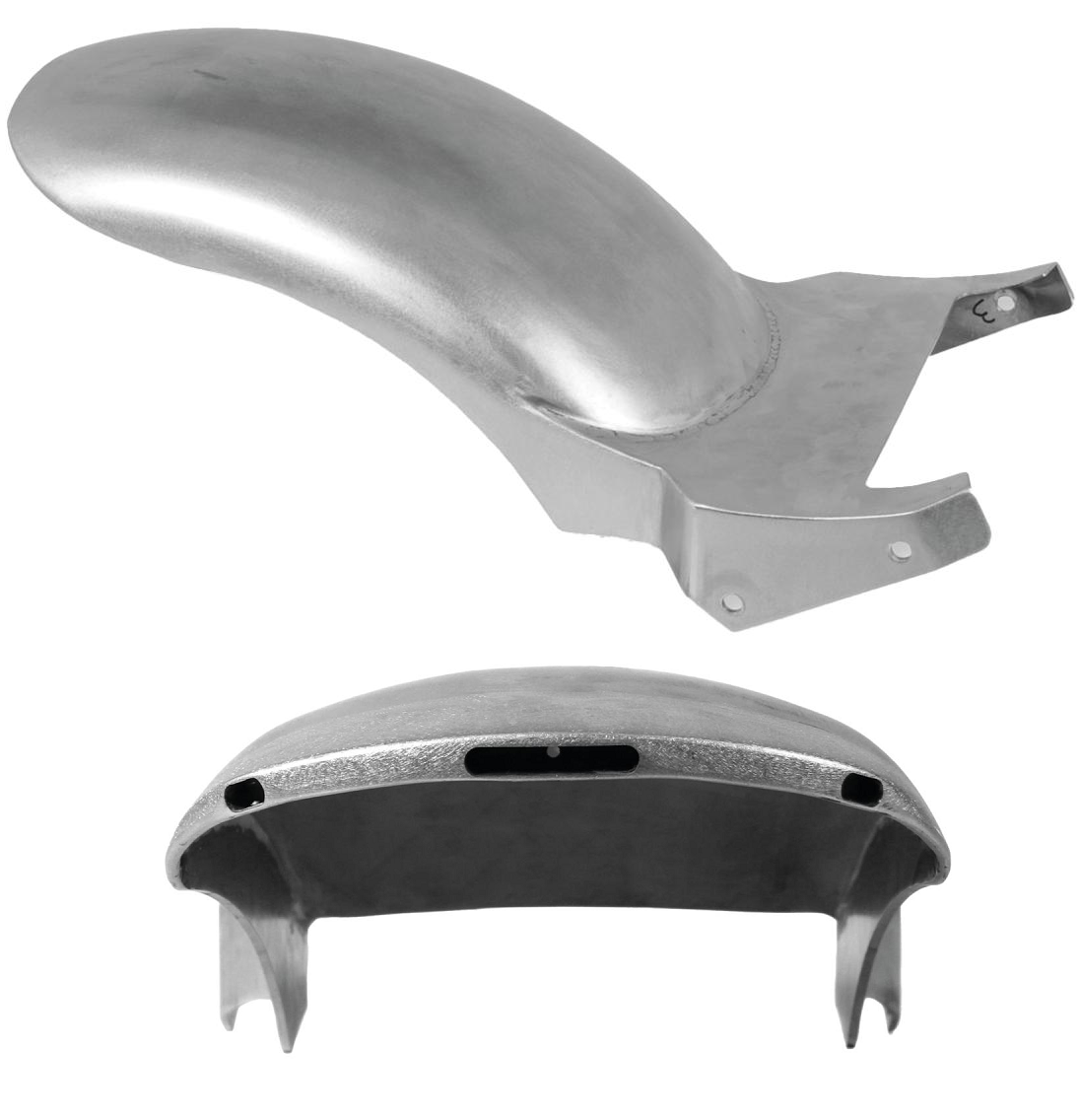 Thunderbike Rear Steel Fender With Integrated Taillight and Turn ...