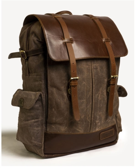 Trip Machine, Rambler BACKPACK. Vintage Tan (ARM786599) | ARH Custom USA